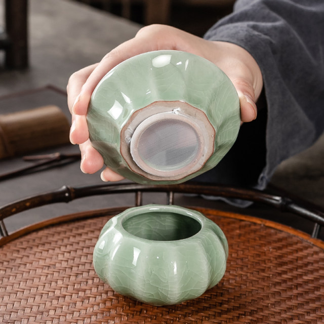 Ceramic tea set, fair cup tea drain set, tea separator, integrated tea ...