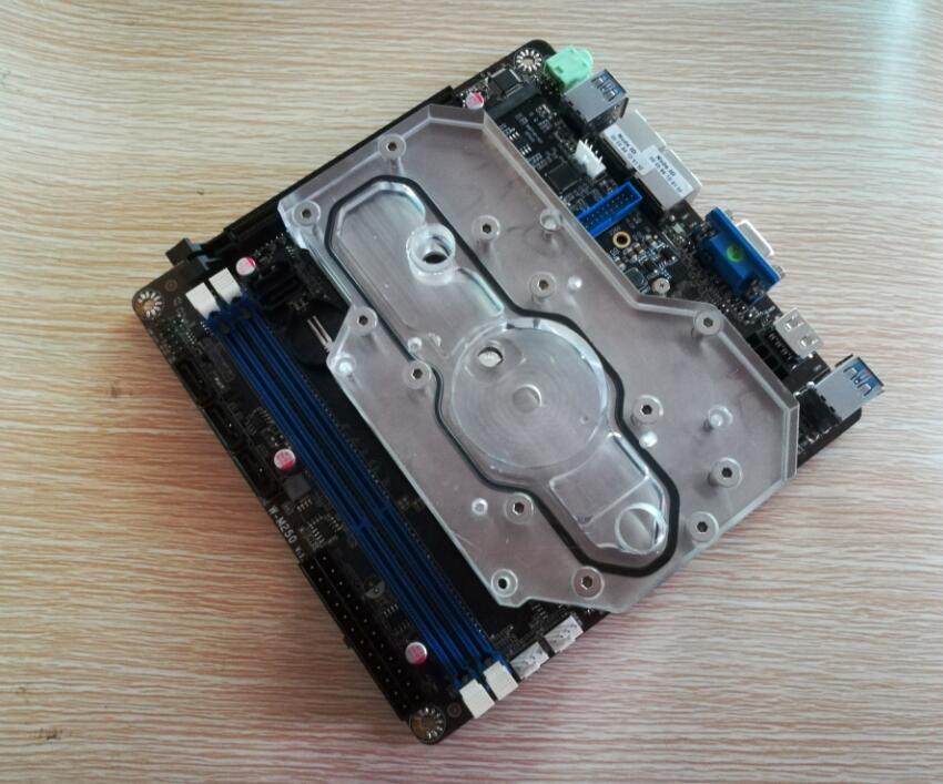 Customized IPFS motherboard full coverage Water cooling head DDC water ...