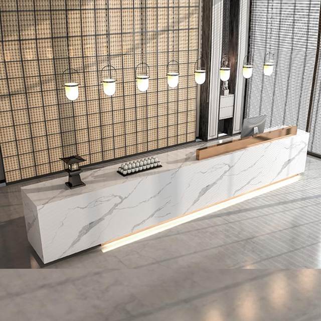 Yanban Light Luxury Customization Company Hall Reception Office Hotel ...