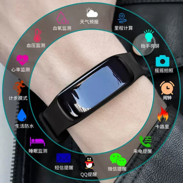 Smart bracelet for sports, sleep, men and women, multi-functional ...