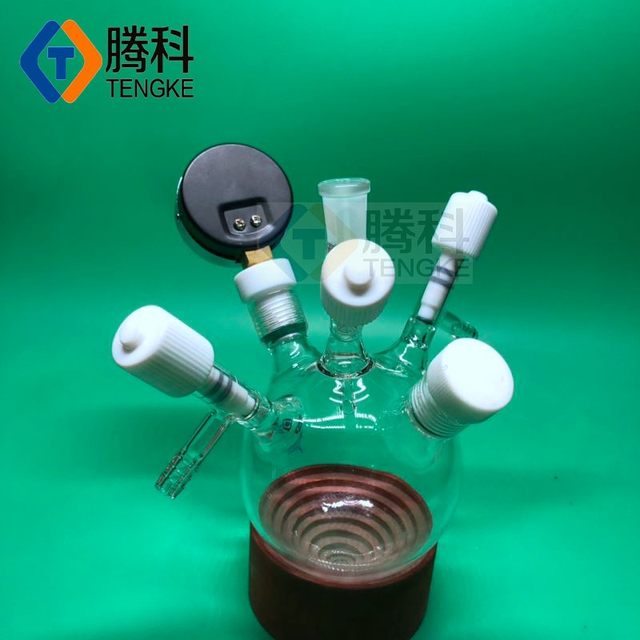 Customized pressure-resistant flask round bottom glass flask pressure ...