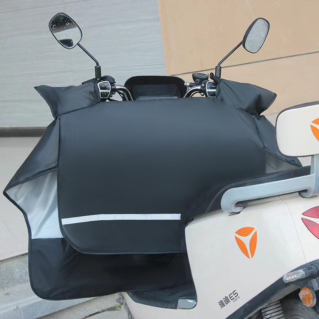 Electric car windshield is covered by summer sun protection, rainproof ...
