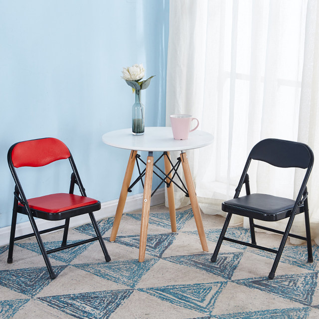 Folding chair Children's back chair Elementary school student learning ...