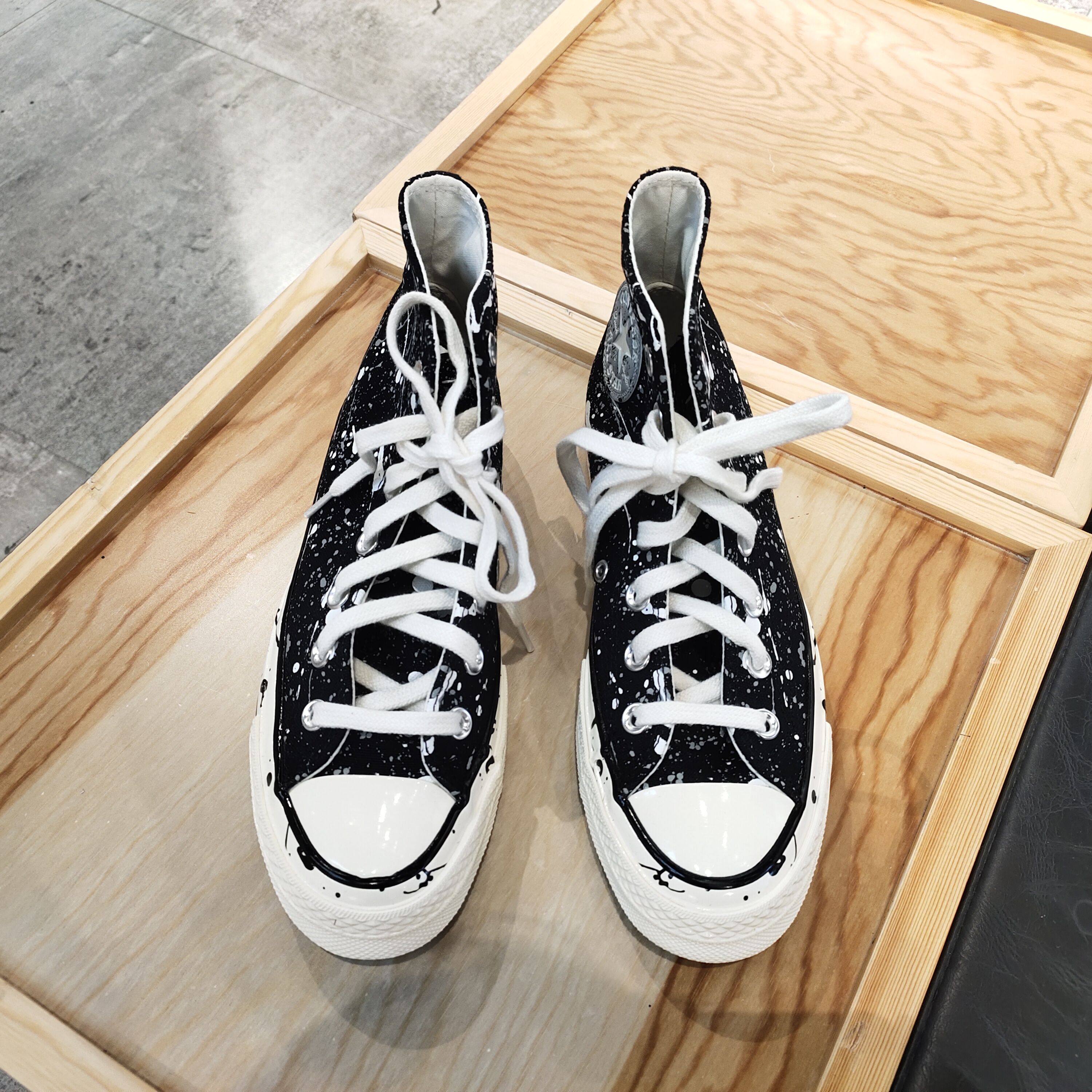 Converse Official Chuck 70 Ink Splash Style Print Canvas Shoes Retro ...