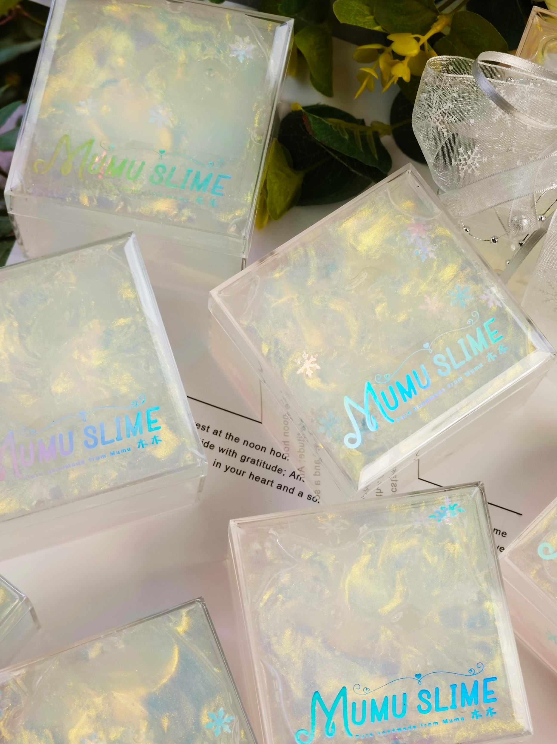 Crystal Clay Slime Foam Glue - Neon New Year Limited Edition
