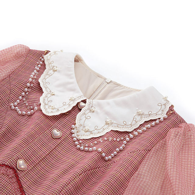 FEXATA Fergus dress autumn new age-reducing doll collar retro French ...