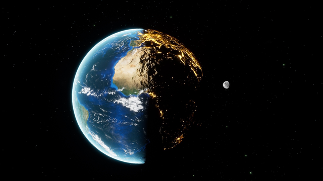 UE5 Solar System Nine Planets Blueprint System Metal, Wood, Water, Fire ...