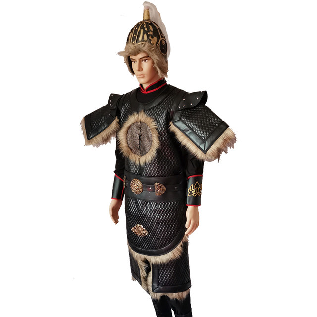 Ancient Costume of the Ancient Hun People, General, Soldier, Chieftain ...