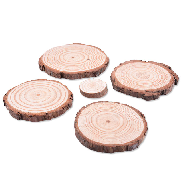 Log chip annual ring wood chip log log chip DIY decorative background ...