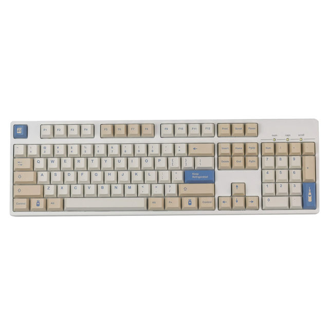 Gmk Soy Milk Keycaps Pbt Dye-Sublimation Mechanical Keyboard Keycaps ...