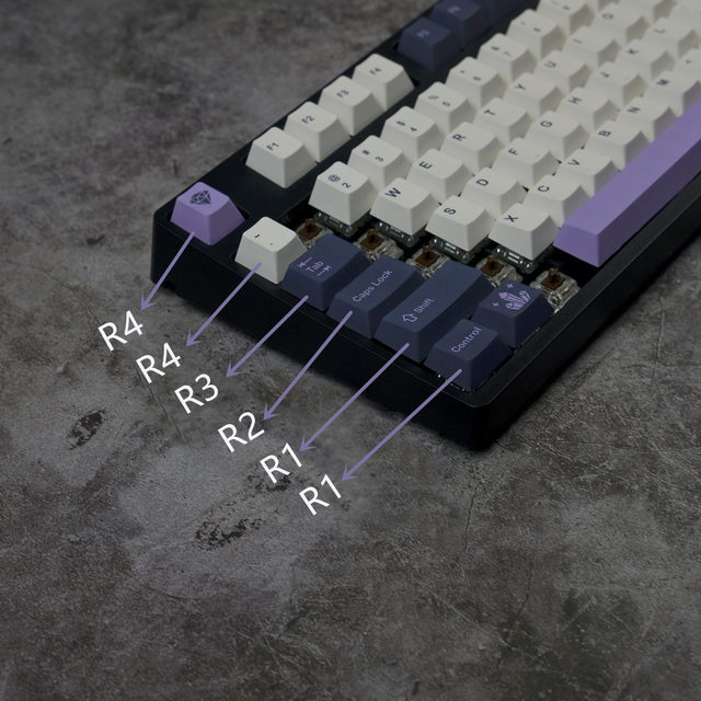 GMK amethyst keycap to sublimate PBT mechanical keyboard button ...