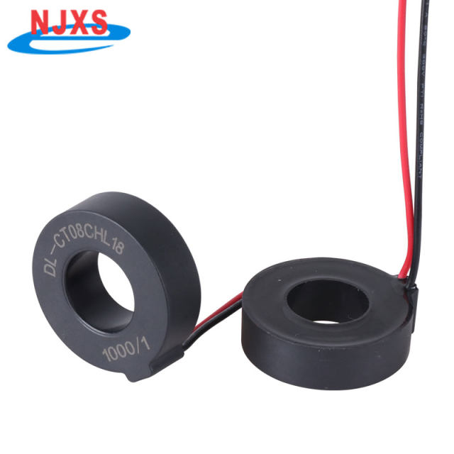 Miniature small current transformer AC through the heart DL-CT08CL10 ...