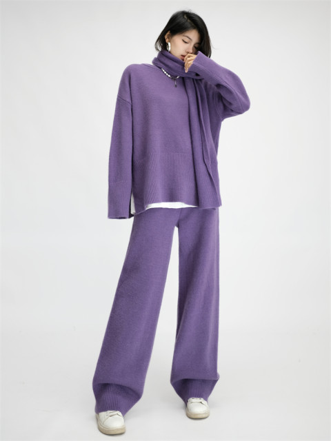 OF U lazy and high-end sweater three-piece set for women's autumn and ...