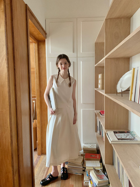 Kernel cosmos 24SS simple temperament lapel elegant commute sleeveless ...