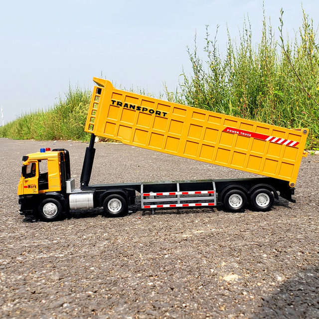 Large alloy rollover vehicle extended dump truck model inertia taxi ...