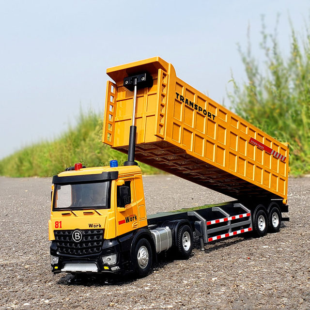 Large alloy rollover vehicle extended dump truck model inertia taxi ...