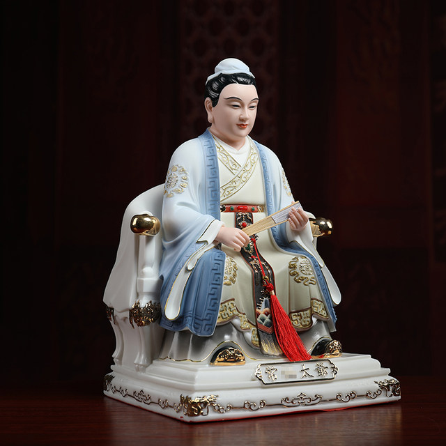 Dai Yutang Dehua white porcelain statue for worship of gods, household ...