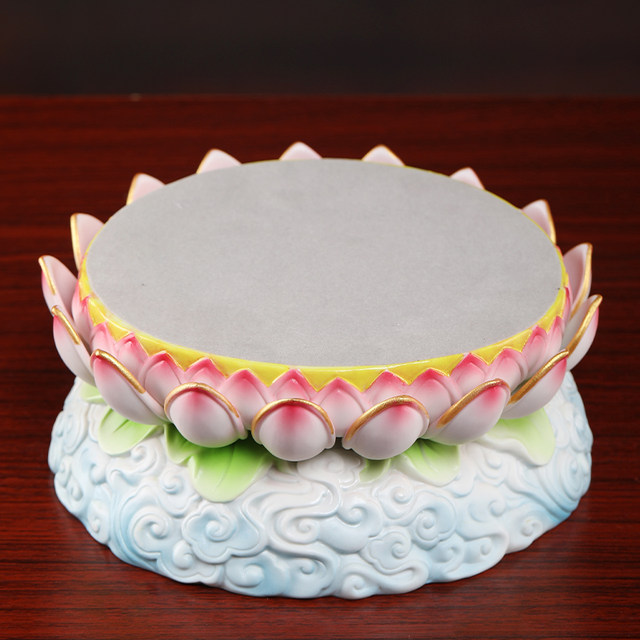 Ceramic Cloud Lotus Lotus Base Guanyin Bodhisattva Buddha Statue Seat ...