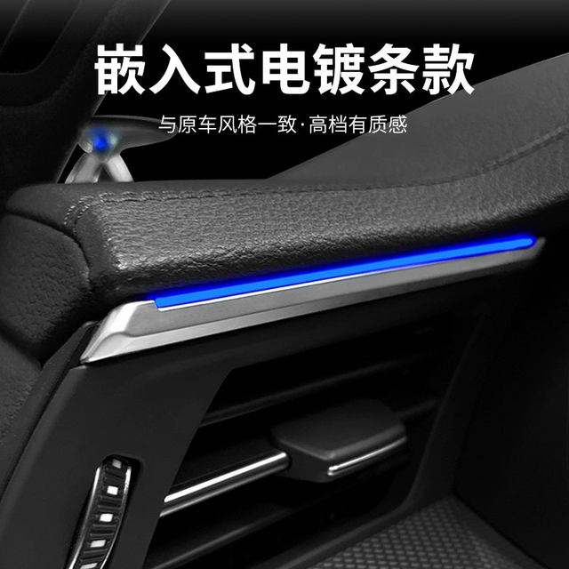 Suitable for Audi A4L/A5/S4/S5/A6L/A7L modified center console air outlet replacement ambient light