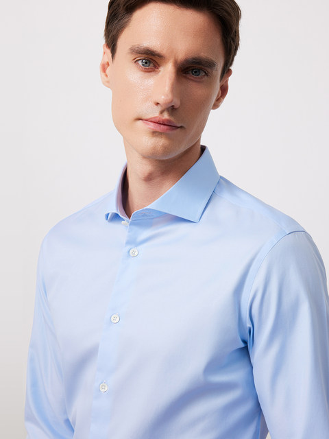 Bo Pin DP non-iron pure cotton shirt men's anti-wrinkle business formal ...