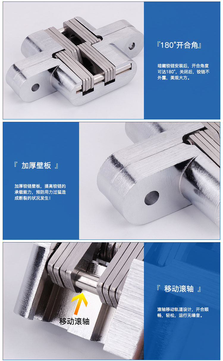 Invisible door cross folding hidden dining table hinge | Tianlin Hinge ...