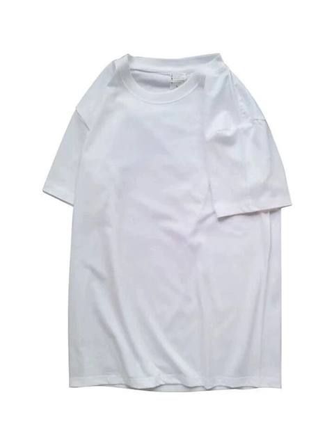 (Three pieces) Exported to Japan 210g heavy cotton short-sleeved T-shirt round neck bottoming ...