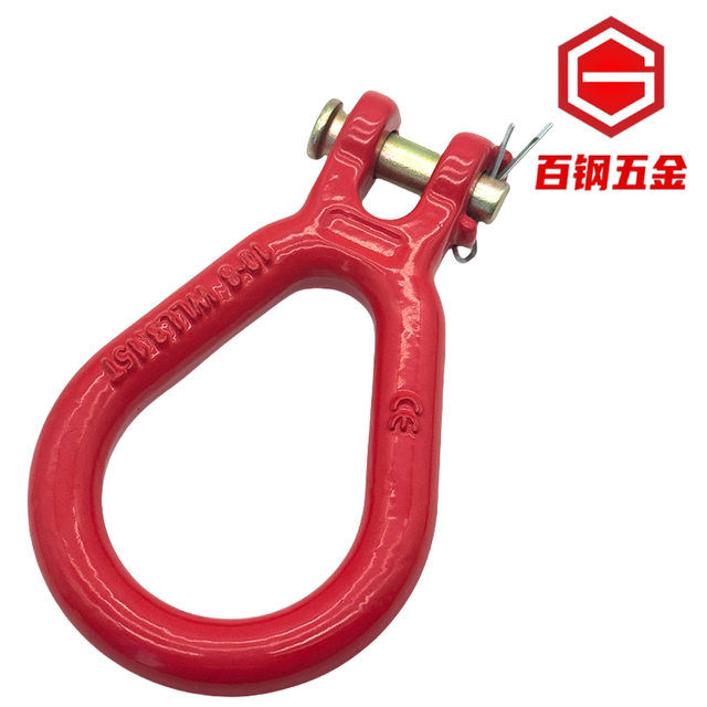 Pear-shaped ring lifting ring sling accessories forged ring long ring ...
