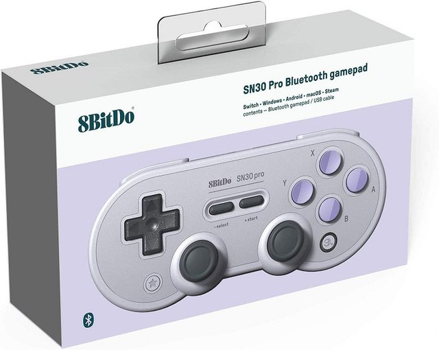 8bitdo eight -seat SN30pro Bluetooth gamepad MAC computer Steam Android NS vibration connectivity