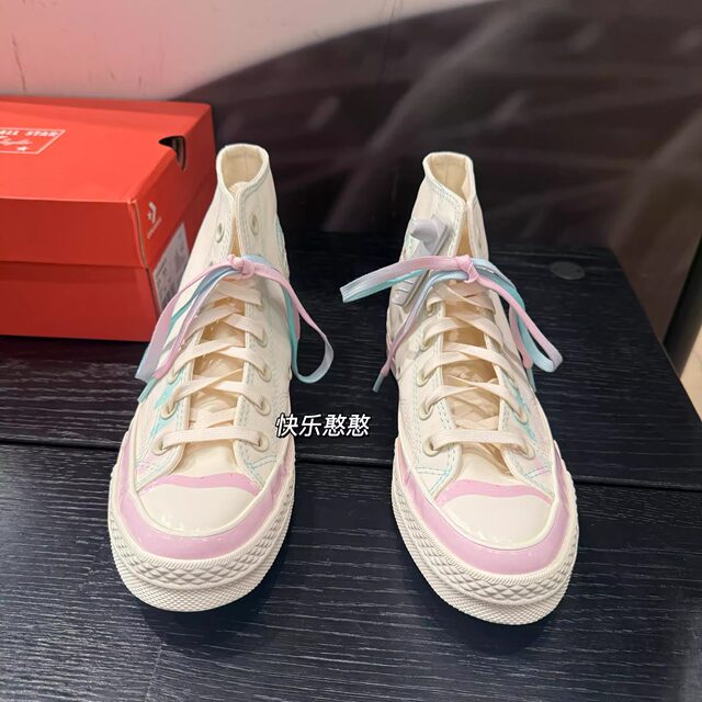 Converse CONVERSE1970S Fun ice cream powder white wave wind high -top ...