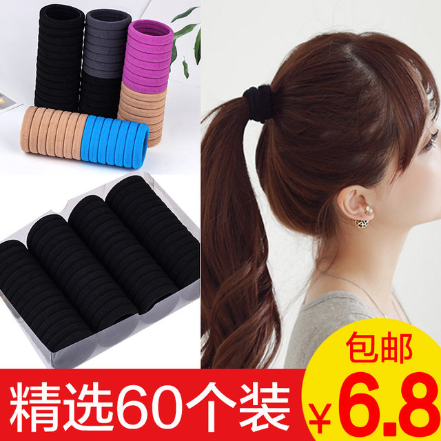 60 hair elastic hair ropes, simple headbands, personalized hair ties ...