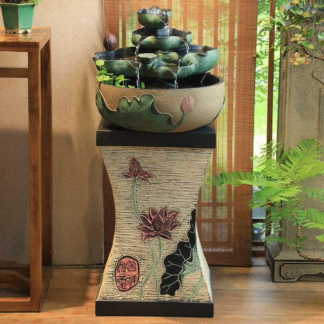 Creative fountain flowing water ornaments to attract wealth, feng shui ...