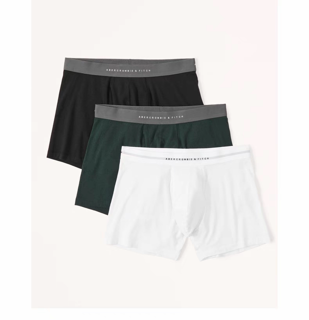 Genuine must-have AF men's three-pair combination elastic boxer underwear