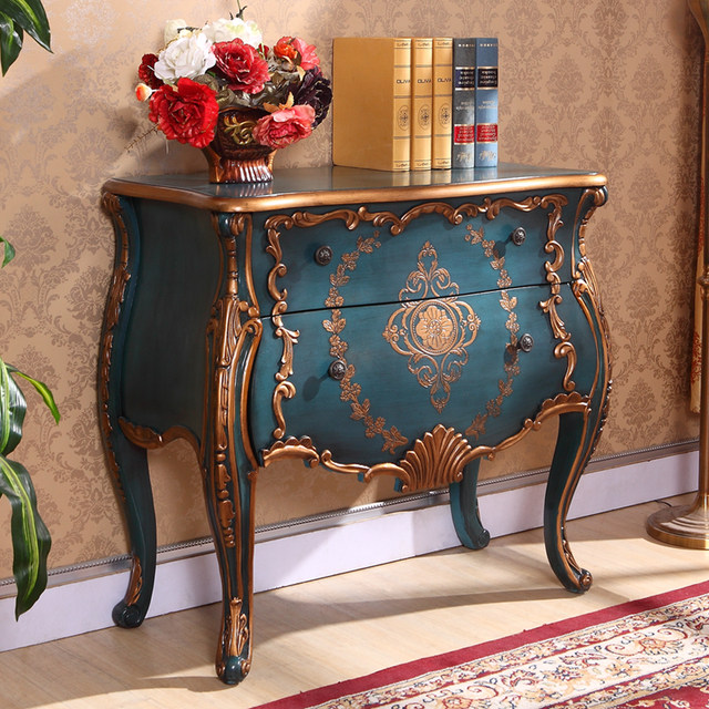 European -style solid wood bucket cabinet bedroom five -bucket cabinet ...