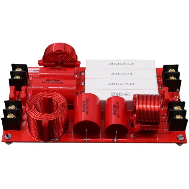 Crossover two-way two-way high and low bass bookshelf speakers HIFI ...