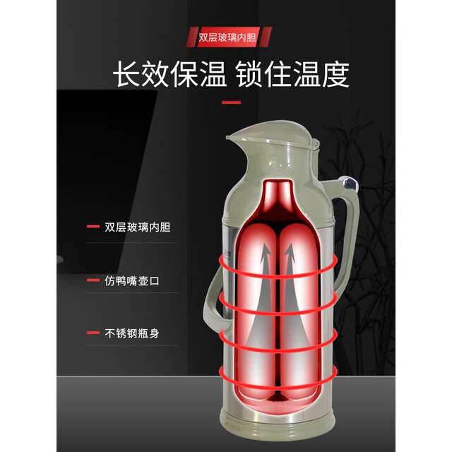 Stainless steel hot water bottle shell Thermos Thermos Thermos boiling ...