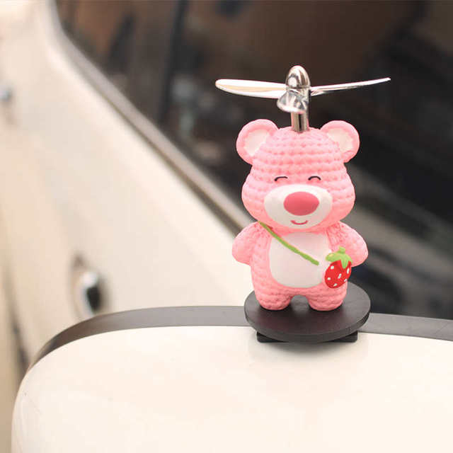 Accessories Dragonfly Bamboo Electric Duck Ornament Windmill Helmet ...