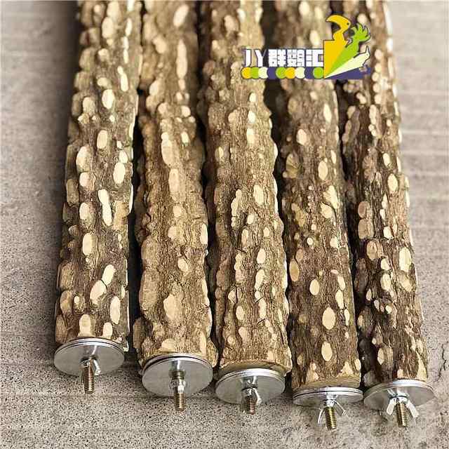 Pepper wood standing pole Xuanfeng parrot standing pole parrot toy bite ...