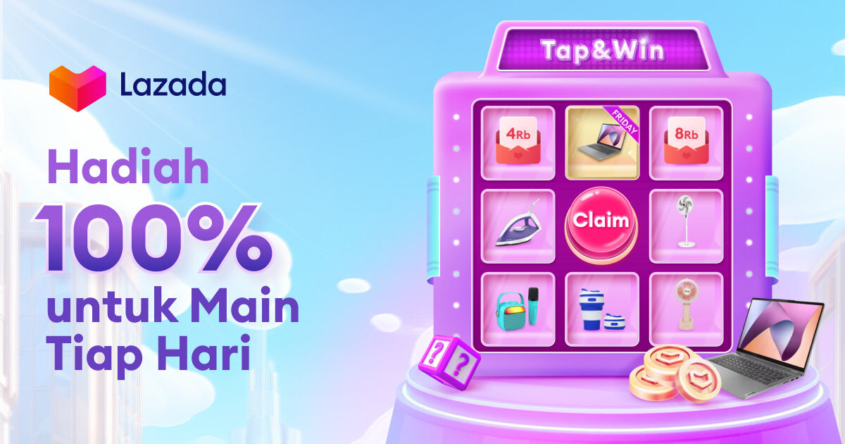 Main Tap & Win dan Menangkan Lenovo IdeaPad!