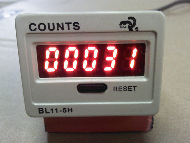 Shanghai Baile genuine BL11-5H digital display electronic cumulative counter JDM11-5H power ...