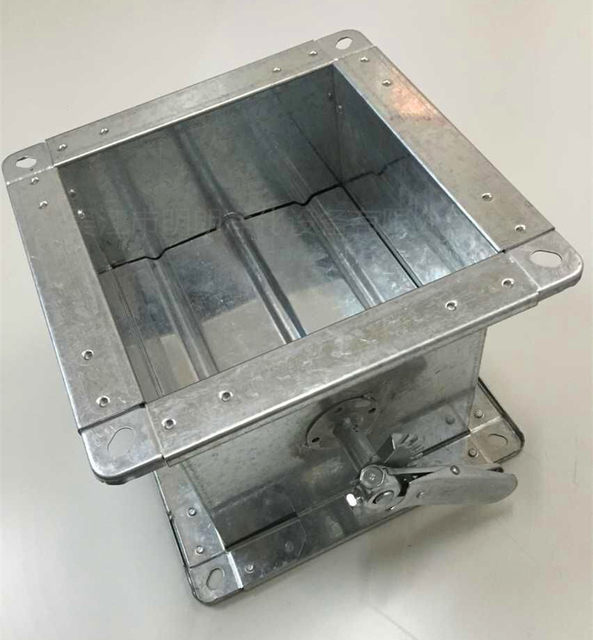 Manufacturer direct sales galvanized manual multi-blade control valve ...