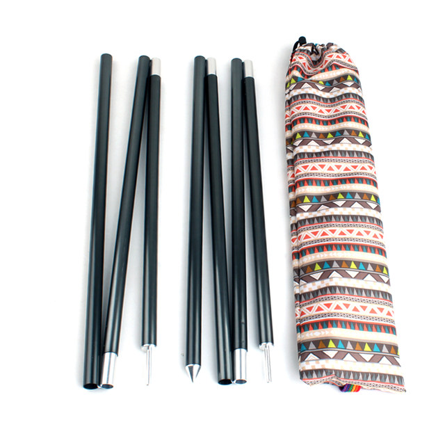 Outdoor camping canopy pole tent pole storage bag ground nail trekking ...
