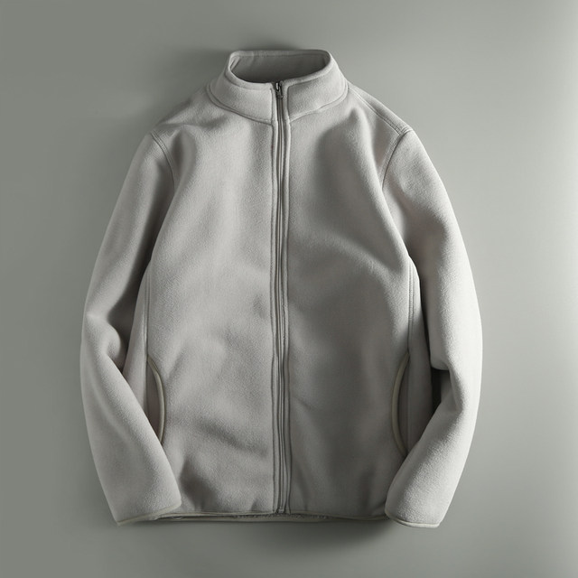 Export! Fleece jacket men's fleece jacket men's stand-up collar jacket ...