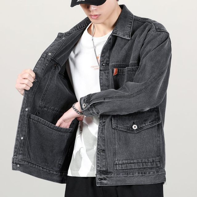 Jackets for work, denim work clothes, men's spring and autumn welding ...