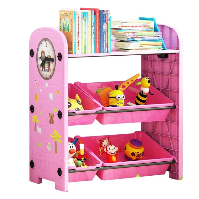 Children's toy storage rack storage cabinet toy shelf storage rack ...