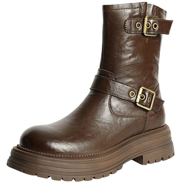 Senda British style knight boots women's fashion boots winter style ...