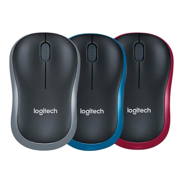 Official flagship Logitech M186 wireless mouse laptop desktop USB computer business office home ...